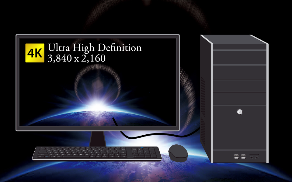 パソコンから4K出力する | muchbow